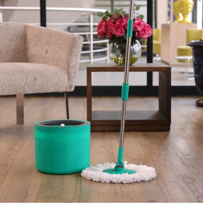 Verimark - Floorwiz Spintech Pro | Microfibre Mop with Wash & Dry Bucket